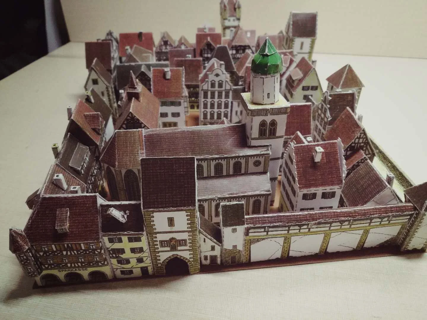Medieval Town Building 3D Paper Model DIY Hand made Papermodel Toys ...