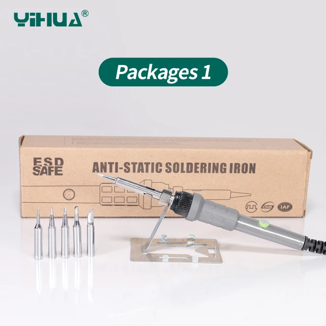 110V 220V Besi Solder Opsional 60W YIHUA 947-III Kit Besi, 40% OFF