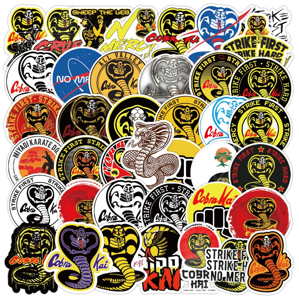 10-30-50PCS-Classic-TV-Show-Cobra-Kai-Stickers-DIY-Snowboard-Laptop ...