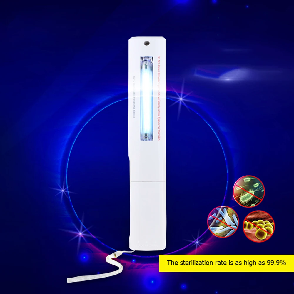 Portable folding Disinfection UV Lamp Home Living Room LED Ultraviolet ...