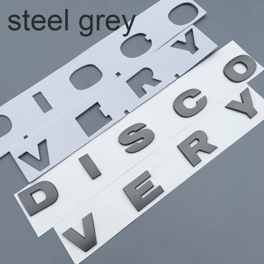 Round Font Letter Emblem Badge Special for DISCOVERY 4 Car Styling ...