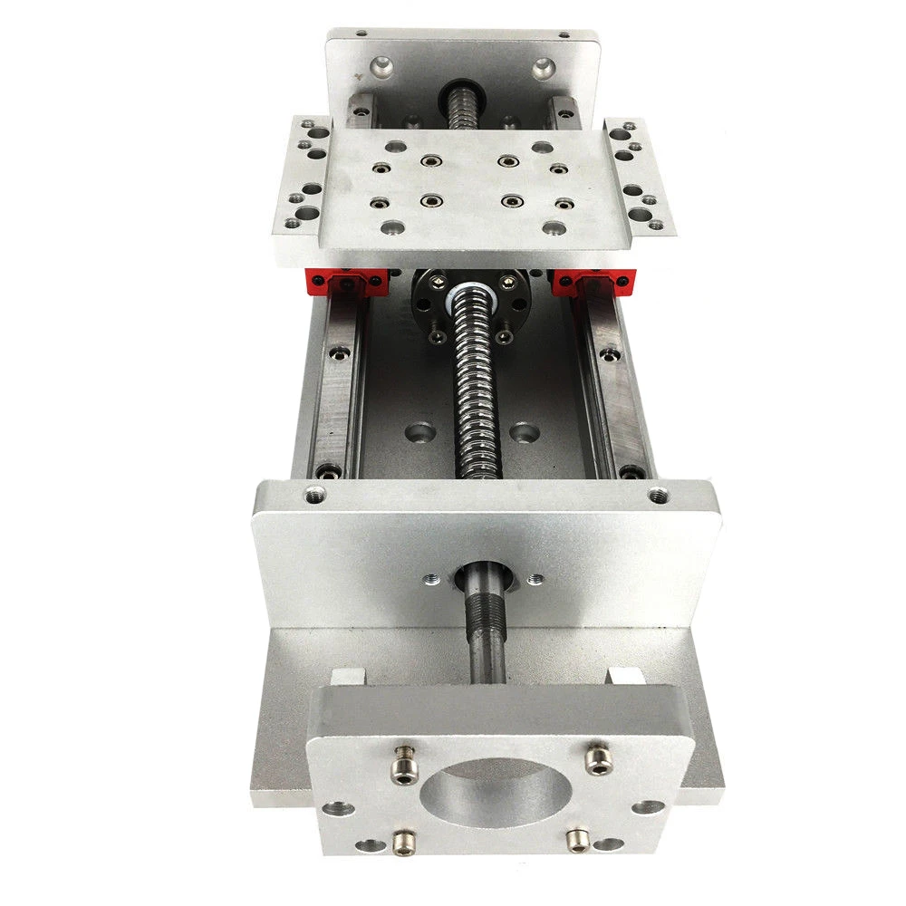 Linear Rail Guide 200mm Ballscrew 1605 Slide Stage Load 250kg for DIY CNC Z Axis Power ...