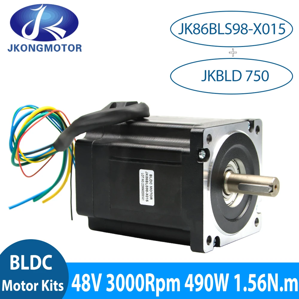 Jkongmotor 86mm JK86BLS98 Brushless Dc Motor For Sale 48v 490W bldc ...