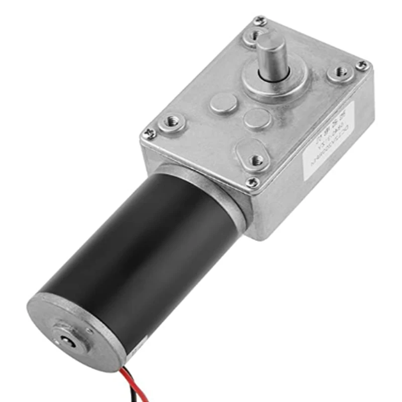 5840 31ZY Geared Motor, High Torque Speed Reduction Motor Permanent Magnet DC 12V 24V Turbo Worm ...