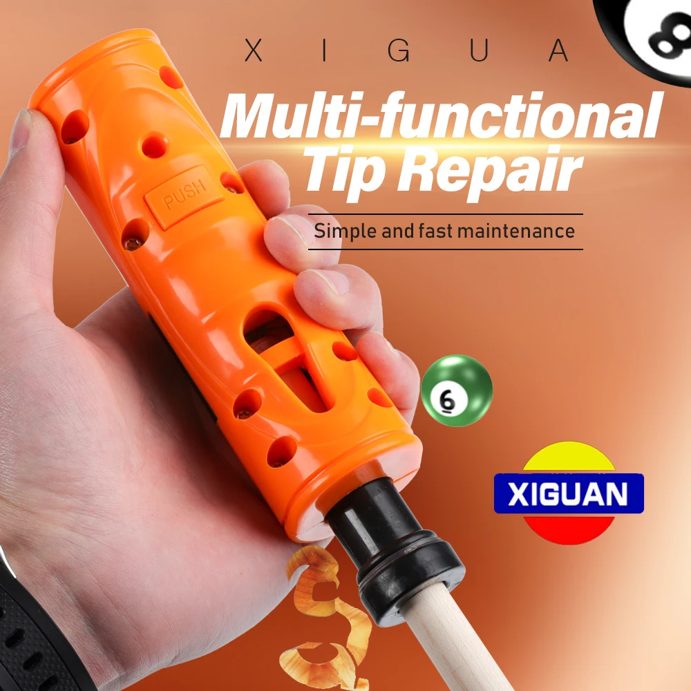 Original XIGUAN Billiard Pool Training Tool Multi functional Tip Repair ...