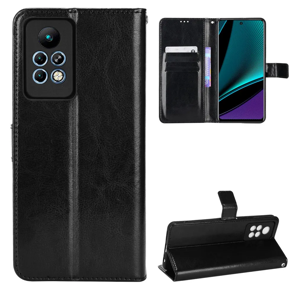 For-Infinix-Note-11-Case-Luxury-Flip-PU-Leather-Wallet-Lanyard-Stand ...