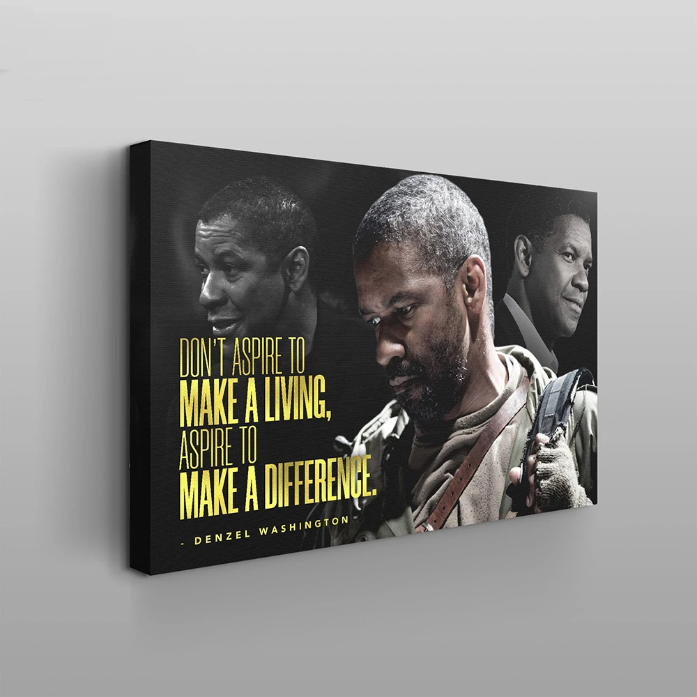 Denzel Washingtons Hand Print