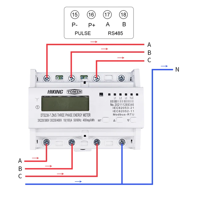 3 Phase Energy Meter