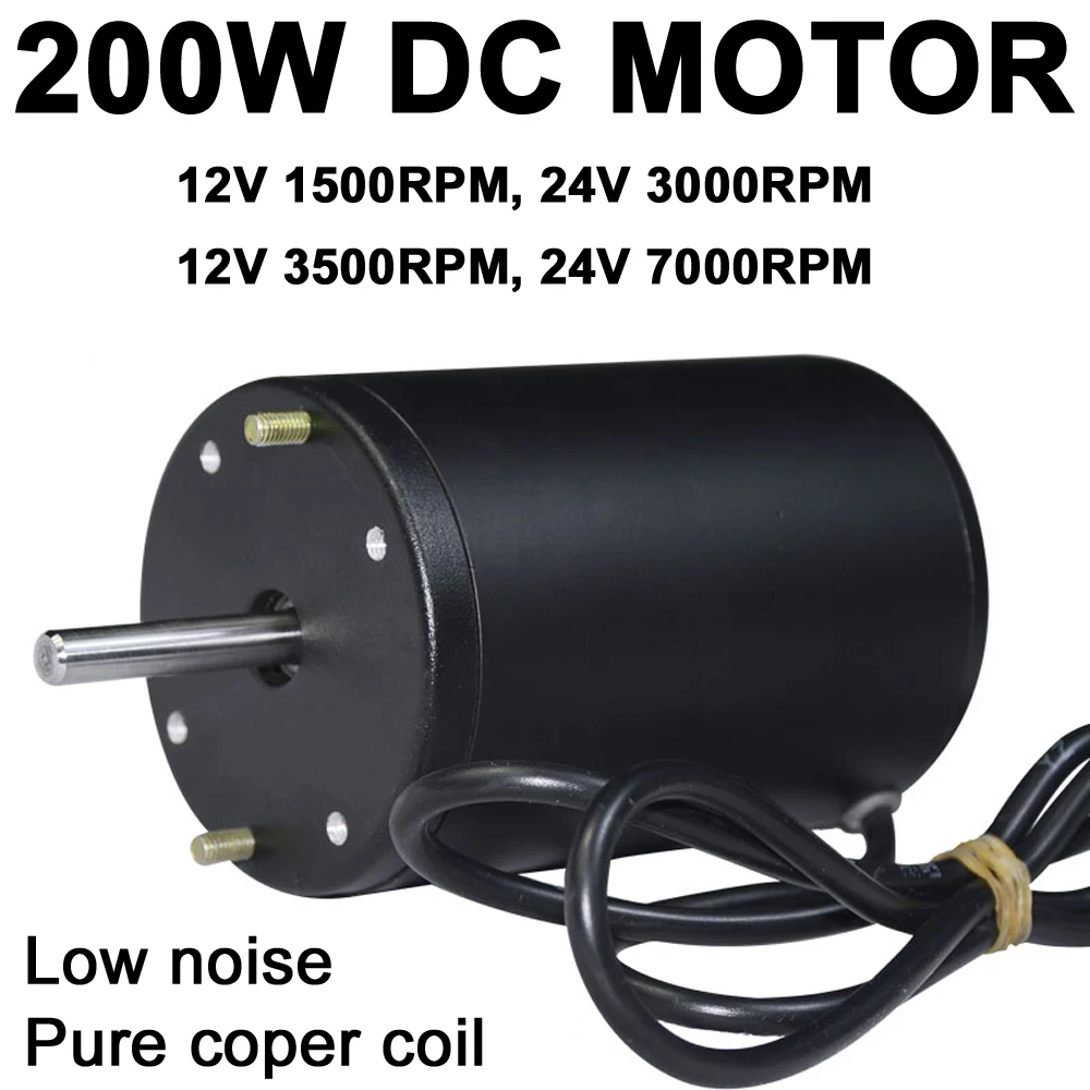 200W-12V-24V-DC-Machine-Tool-Motor-1500RPM-3000RPM-3500RPM-7000RPM-With ...