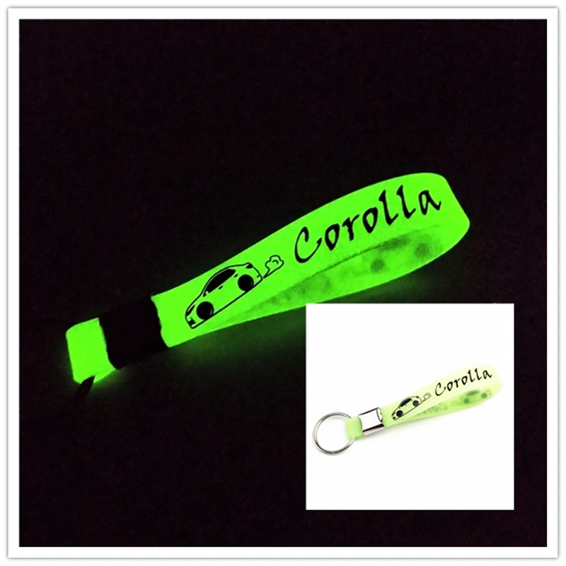 Luminous Silicone Car sticker Key Ring For Ford VW GOLF skoda bmw audi ...