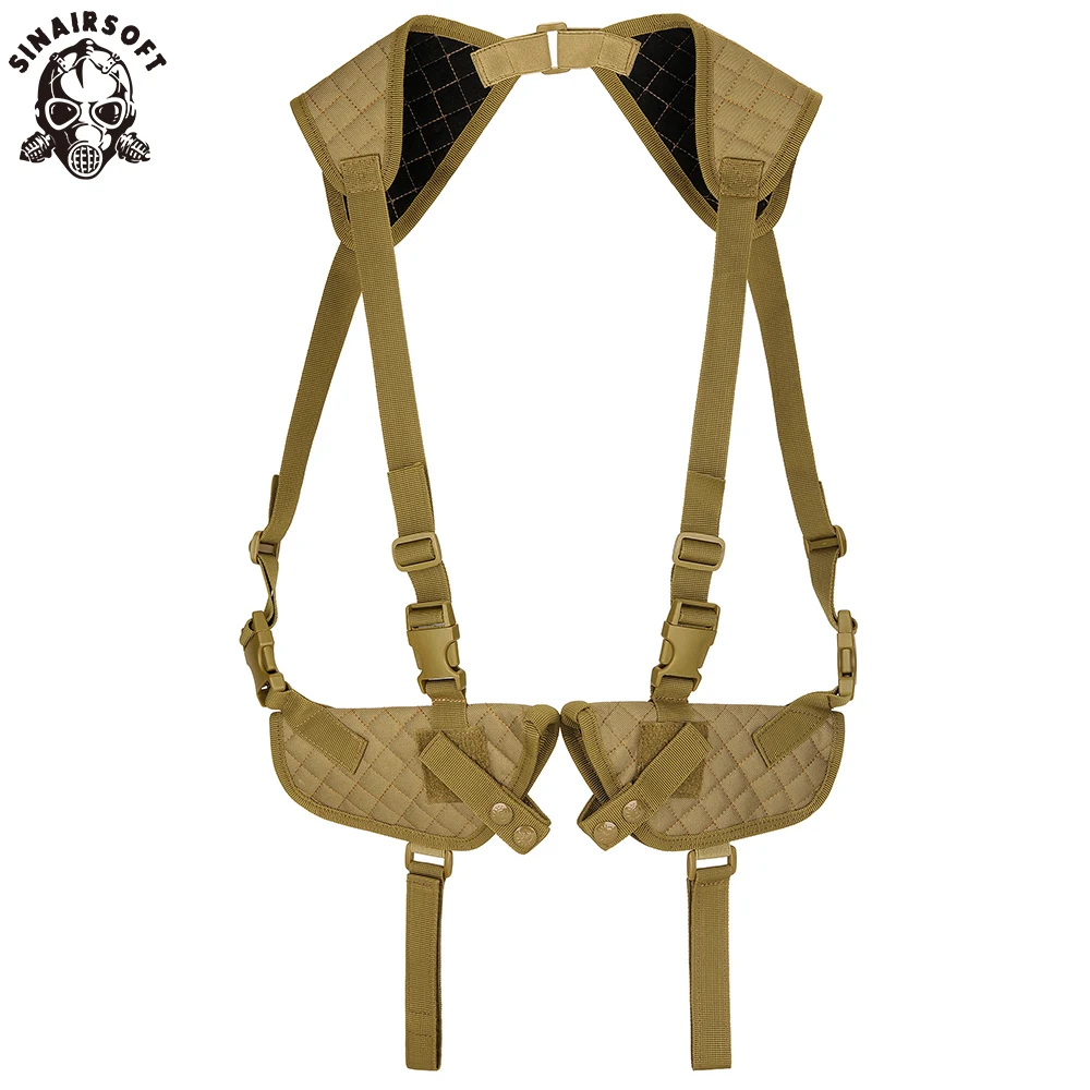 Tactical-Nylon-Double-gun-Underarm-Concealed-Holster-EDC-Left-Right ...