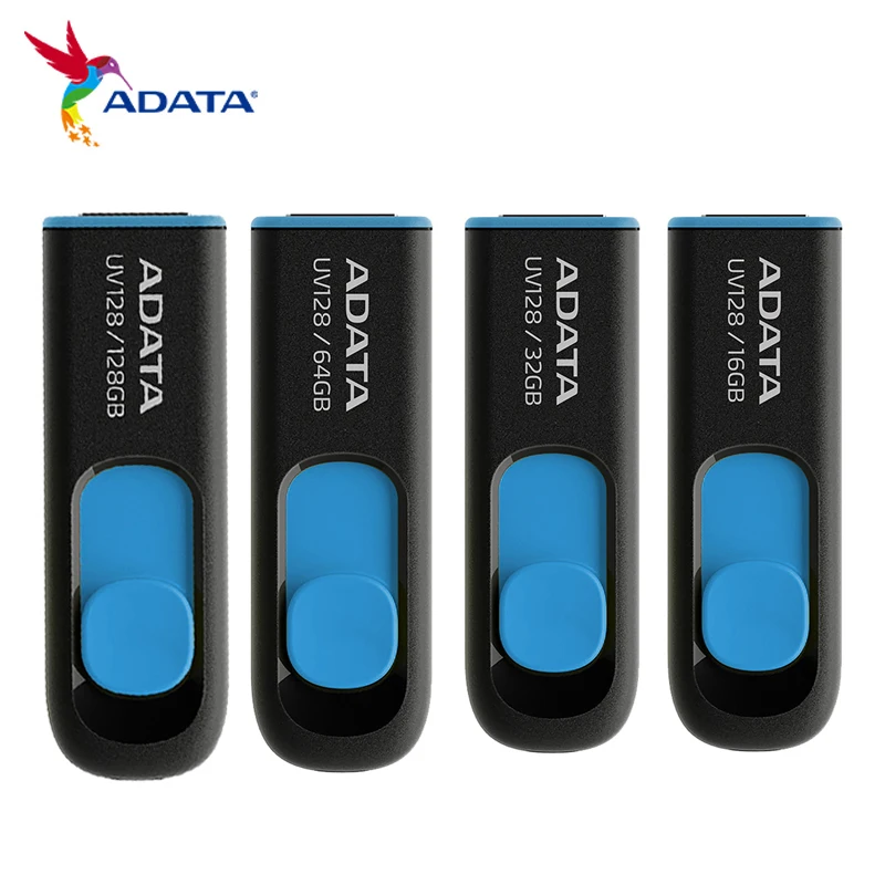 Adata Original Uv128 Usb Pen Drive 128gb 64gb De Alta Velocidade 32gb ...