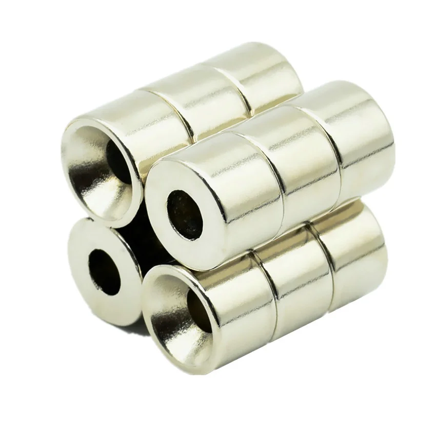 Ndfeb Countersunk Magnet Diameter 15x10 Mm Dia. 15*10mm M6 Screw Hole ...