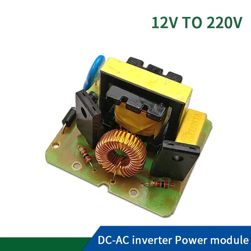 Boost Inverter 12V to 220V 35W DC AC Step UP Power Module Dual Channel ...
