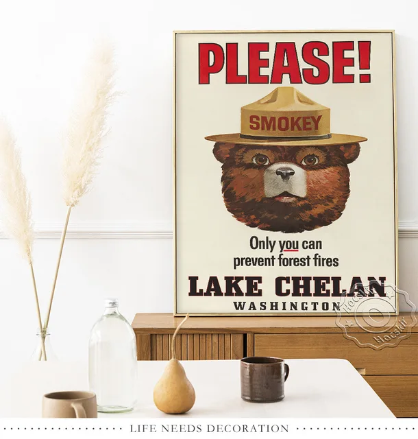 Smokey The Bear Poster