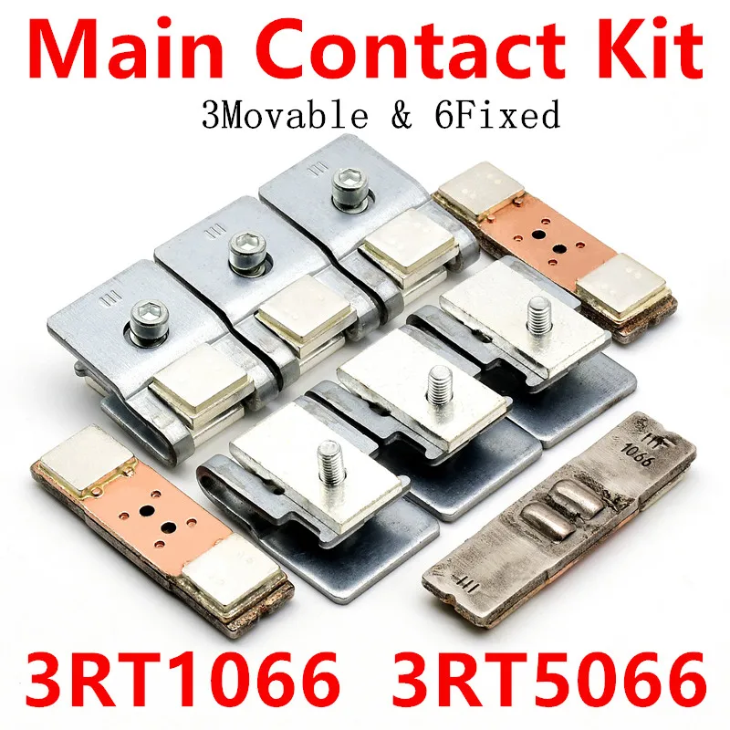 3RT1966-6A-Main-Contact-Kit-For-3-Pole-Contactor-3RT1066-3RT5066-Moving ...