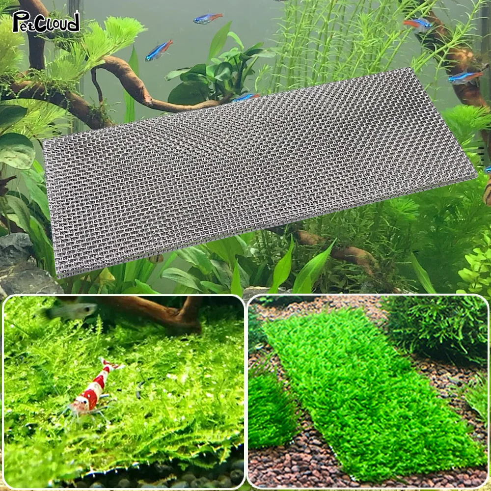 DIY Stainless Steel Water Grass Modeling For Aquarium Wire Mesh Pad ...