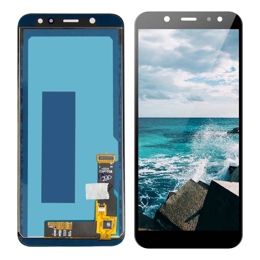 AAA LCD 삼성 갤럭시 J6 J600 J600F J600G J600Y LCD 디스플레이 터치 스크린 디지타이저 조립 + 도구 ...