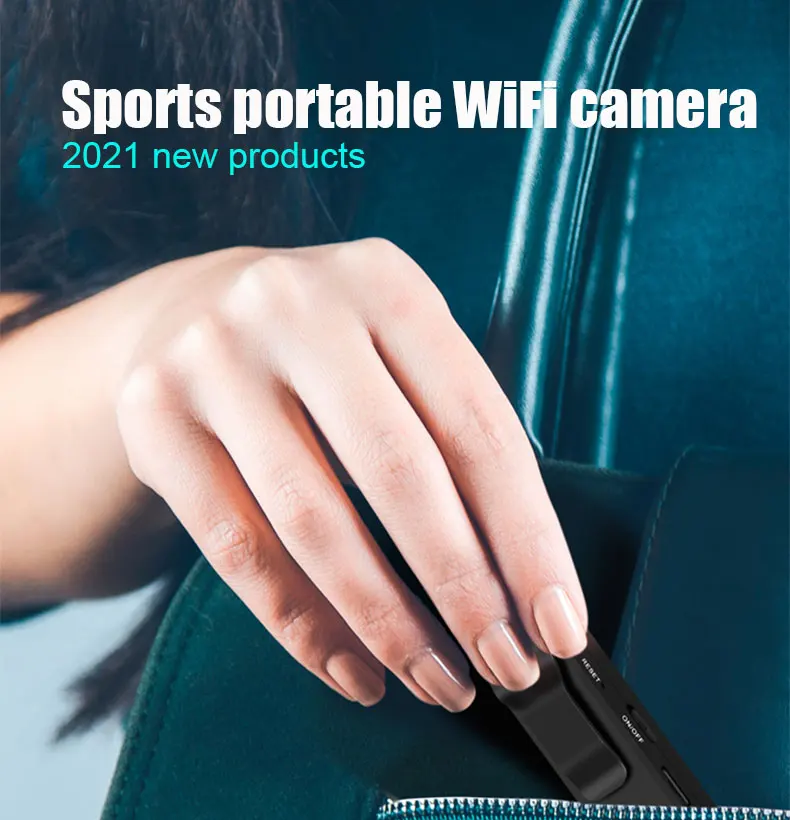 Caméra miniature,Mini caméra sans fil HD, wi-fi, petit caméscope ...