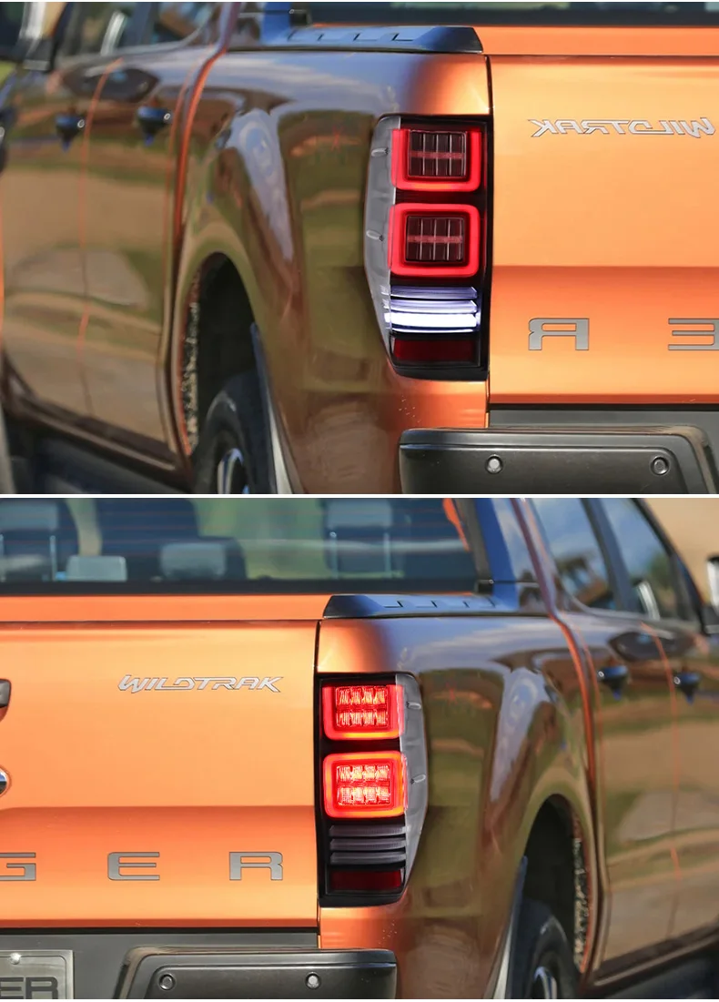 Ford Ranger Led Tail Light 2012-2018 F-100 Tail Lamp Light Tail Lights ...