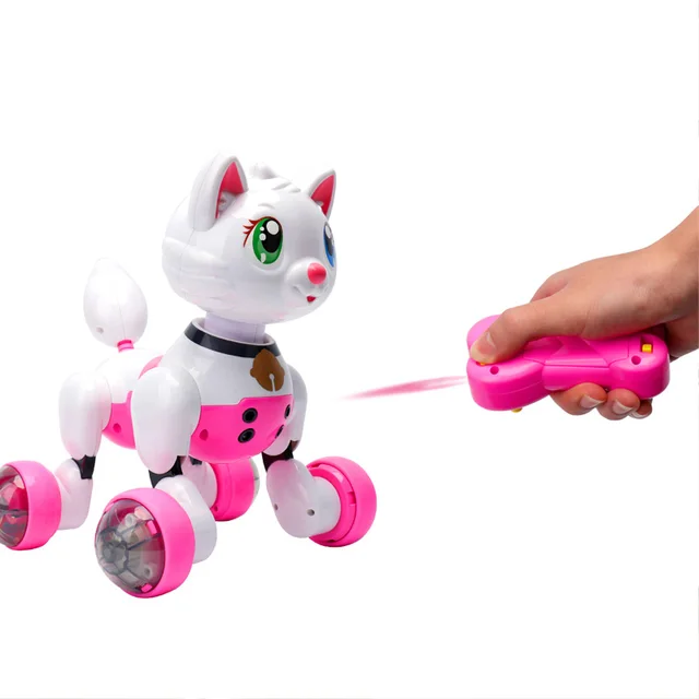 RC Robot Cat Remote Control Pet Children Toys Baby Playmate Electronic ...