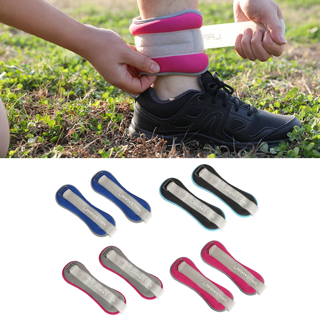Soft Ankle Wrist Weights Adjustable Leg Weights 0.5kg Walking Running ...