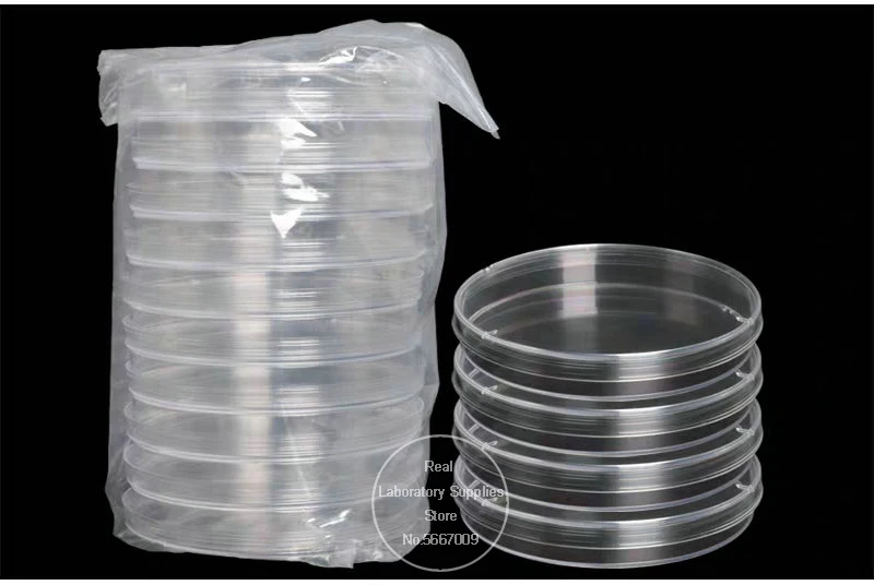 Generic 10pieces/pack Lab 90mm Disposable Sterile Plastic Petri Dishes ...