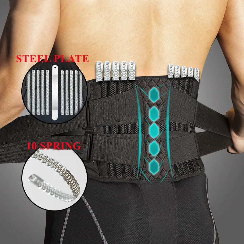 Medical-Back-Brace-Waist-Trainer-Belt-Spine-Support-Men-Women ...