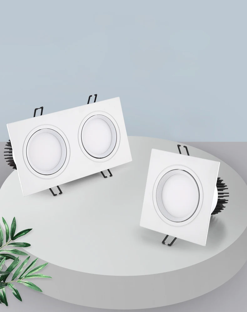 Recessed-Double-LED-Dimmable-Downlight-COB-7w-9w-12W-24W-Spot-light ...