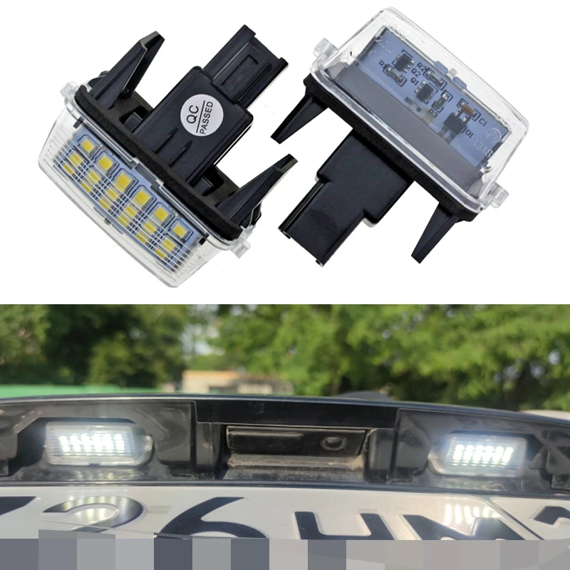 2pcs-Car-License-Plate-Number-Lights-No-Error-LED-White-Lamps-For ...