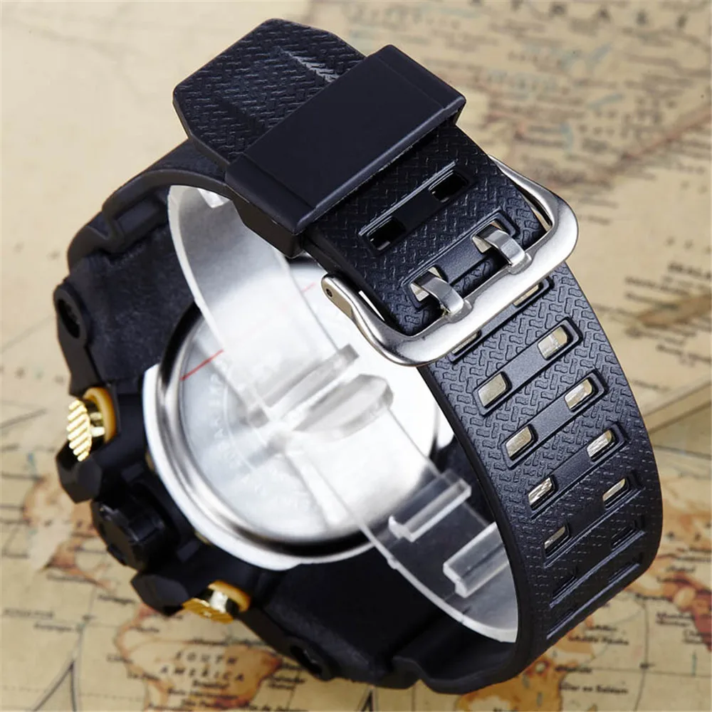 Модные спортивные цифровые часы SBAO часы светодиодный мужские ...