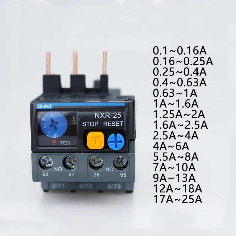 Chint Maximum Ac 690v Thermal Overload Protector Nxr-25 50hz/60hz ...