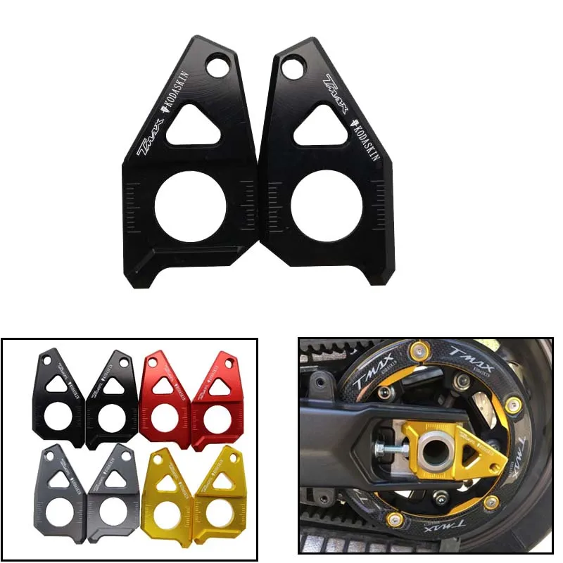 KODASKIN Motorcycle CNC Aluminum Chain Adjusters Tensioners For YAMAHA ...