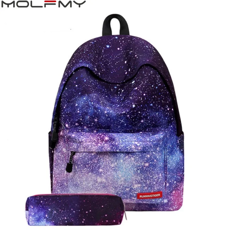 Fashion-Women-s-Canvas-Backpack-Universe-Starry-Sky-Backpack-DIY-Girls ...