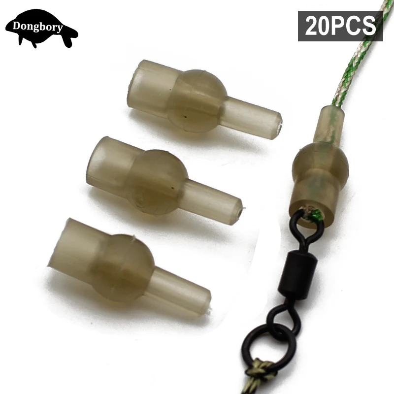 20PCS Carp Fishing Micro Tulip Bead Soft Rubber Quick Change Bead for ...