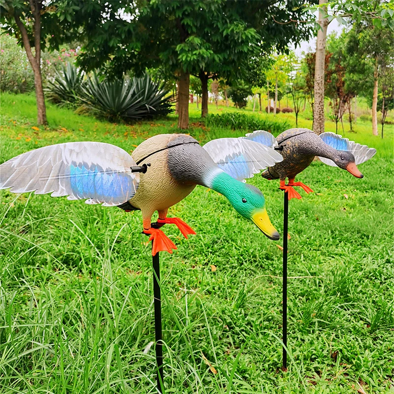Dc 6v Plastic Mojo Motorized Hunting Decoy Duck With Remote - Hunting ...