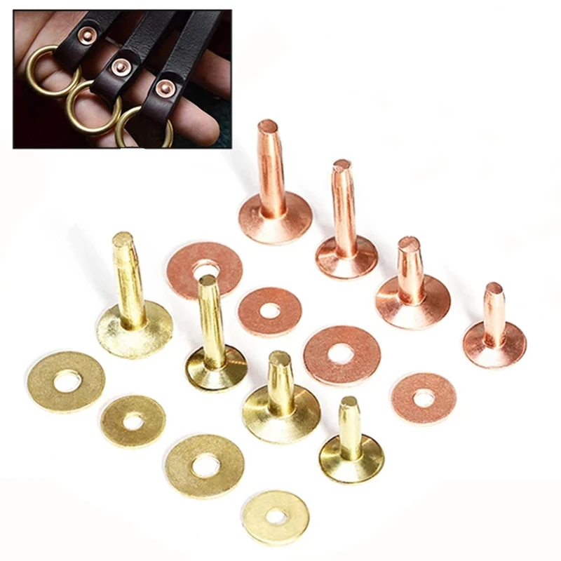 RIVET,E--Rivets et bavures en cuivre de haute qualité, 10 pièces ...