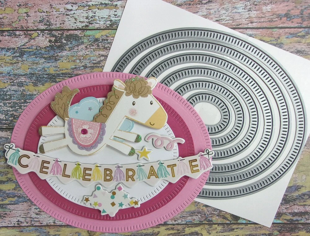 0039 Oval Set Die Cutting Plate Metal Die Cuts For Card Making Paper ...