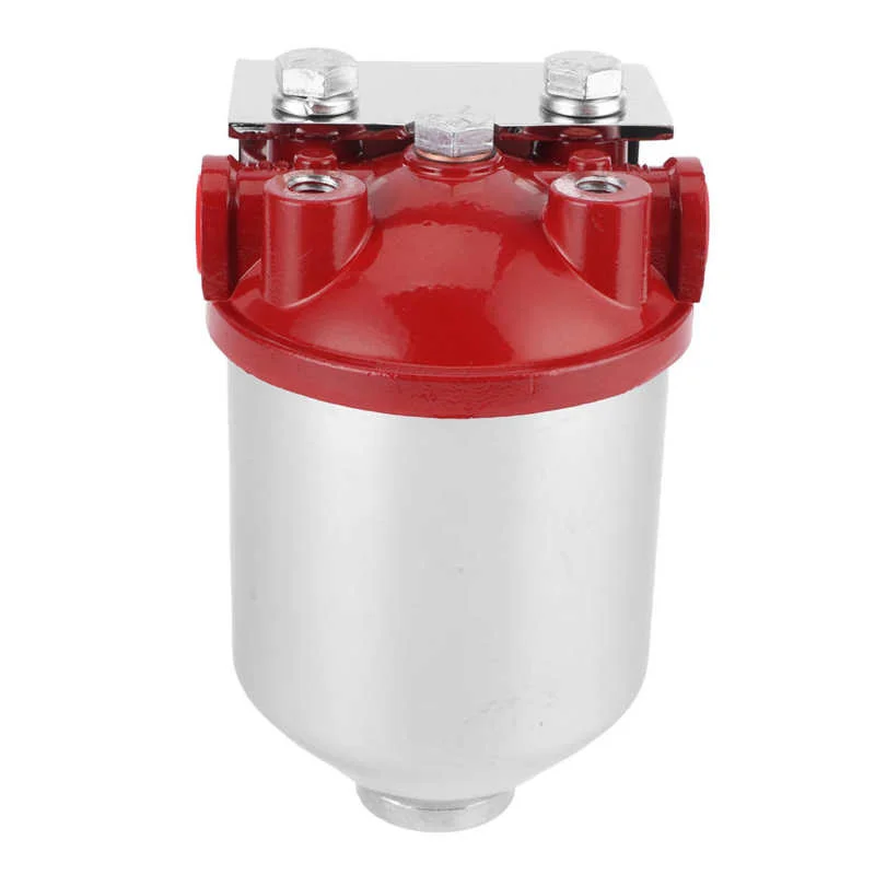 Large Canister Fuel Filter 3/8in NPT Inlet Outlet 10 Micron Rating ...
