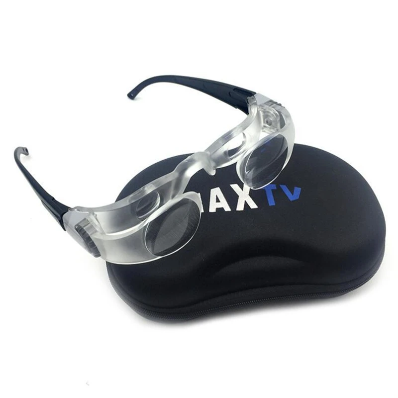 2-1X-Max-TV-Glasses-Magnifier-Lens-with-Diopter-3-Binocular-Cell-Phone ...