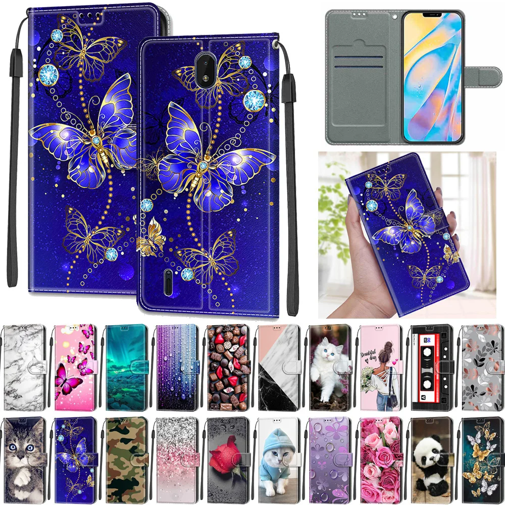 TA-1383-C01Plus-Butterfly-Case-for-Nokia-C01-Plus-TA-1387-Cover-Nokia-C ...