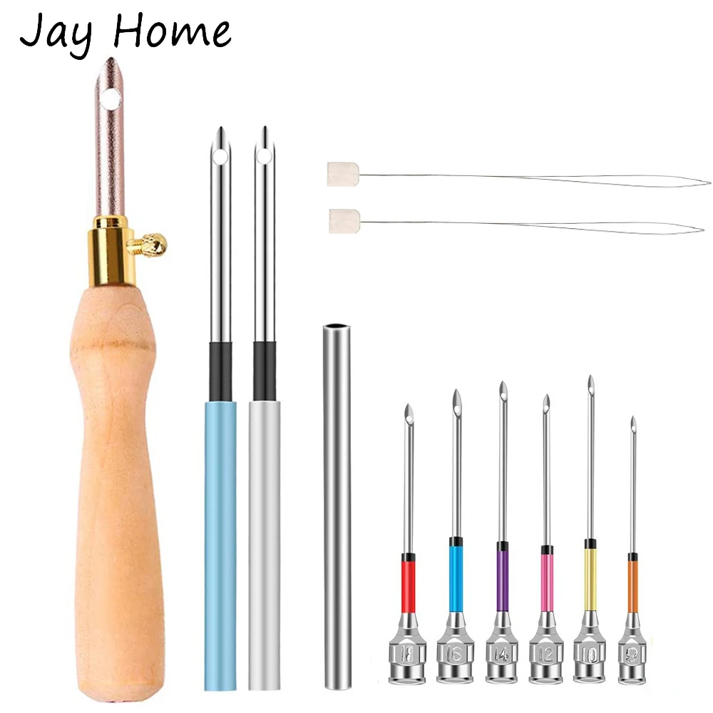 9PCS-Punch-Needle-Tool-Kit-Embroidery-Stitching-Punch-Needle-Needle ...