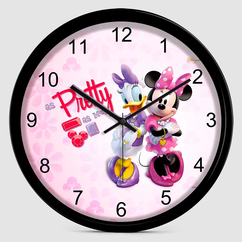Mickey-Mouse-Mickey-Minnie-Donald-Duck-cute-cartoon-wall-hanging-clock ...