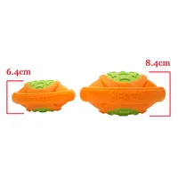 CAITEC Dog Toys Football for Dogs Floatable Squeaky Hard and Firm Fit ...