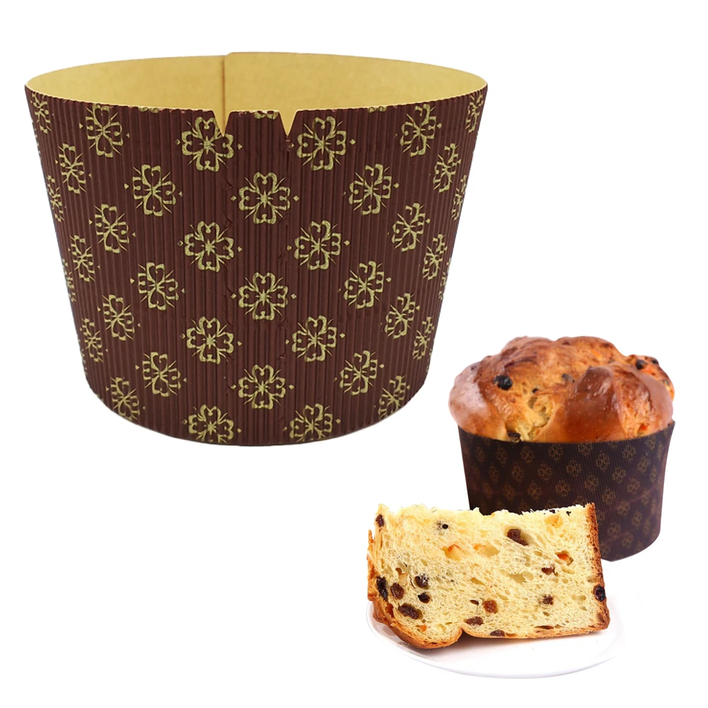 25 Pcs Panettone Cake Molds Paper for Bakery Form for Cake Cups about ...