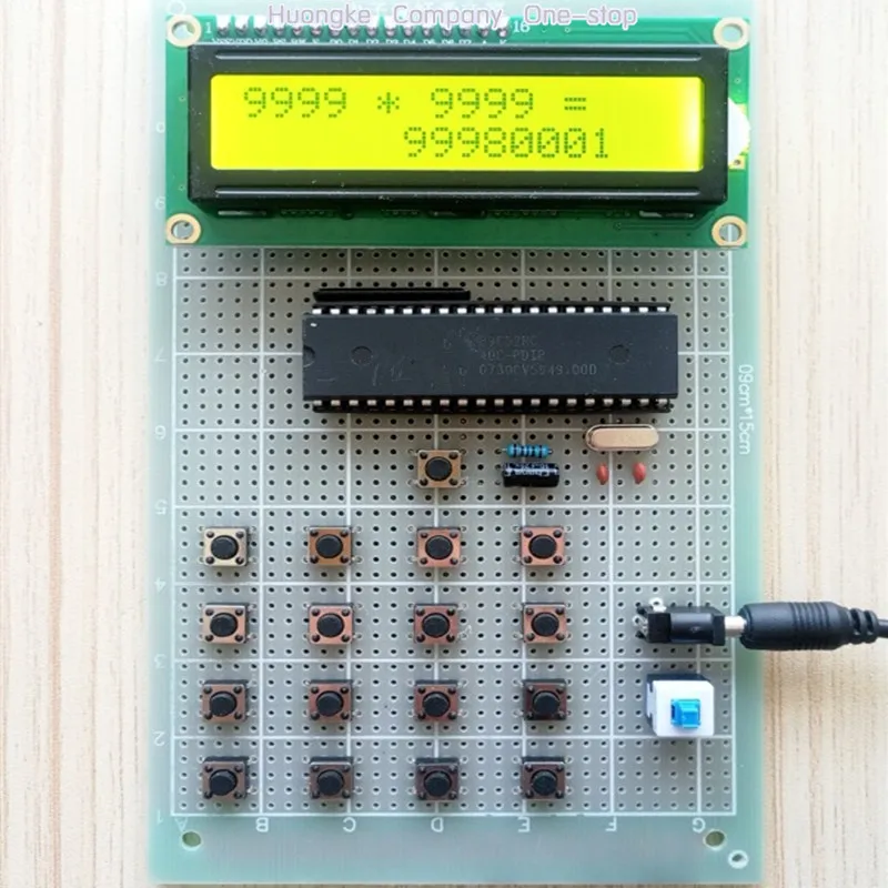 Parts-Simple-Calculator-DIY-Electronic-Computer-51-Single-Chip-Microcomputer-STC89C52-Universal ...