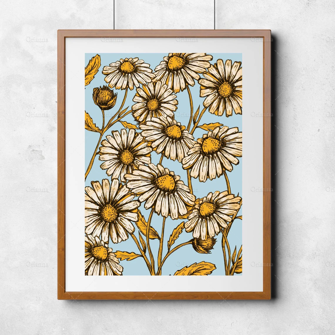 Vintage Daisy Illustration