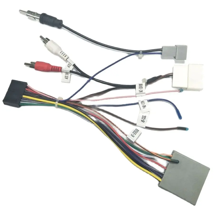 20 PIN Car Stereo Wiring Harness Connector Adapter 1DIN/2DIN Android ...