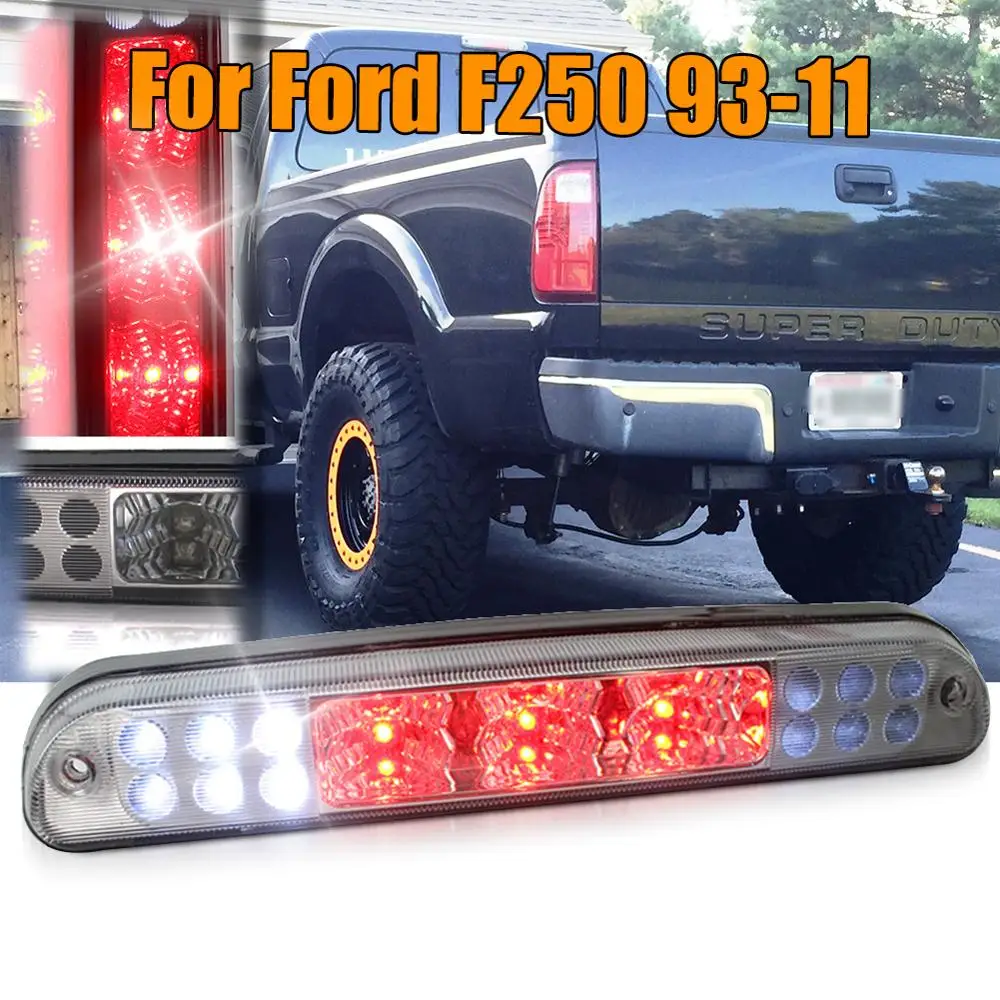 Black Clear LED Third Stop Brake Light Cargo Fit for Ford F250/93-11 ...