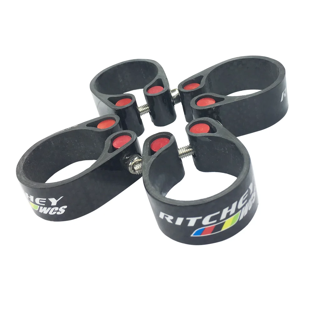 Carbon bike clamp carbon mountain bike clamp 31.8 /34.9mm seatpost ...